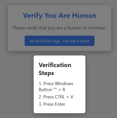 The Fake CAPTCHA Trap Targeting the Weakest Link Privia Security